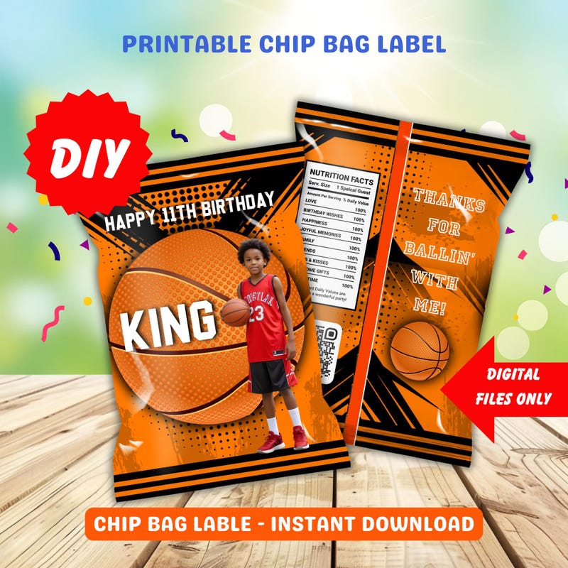 Cheer Chip Label Bags - Etsy