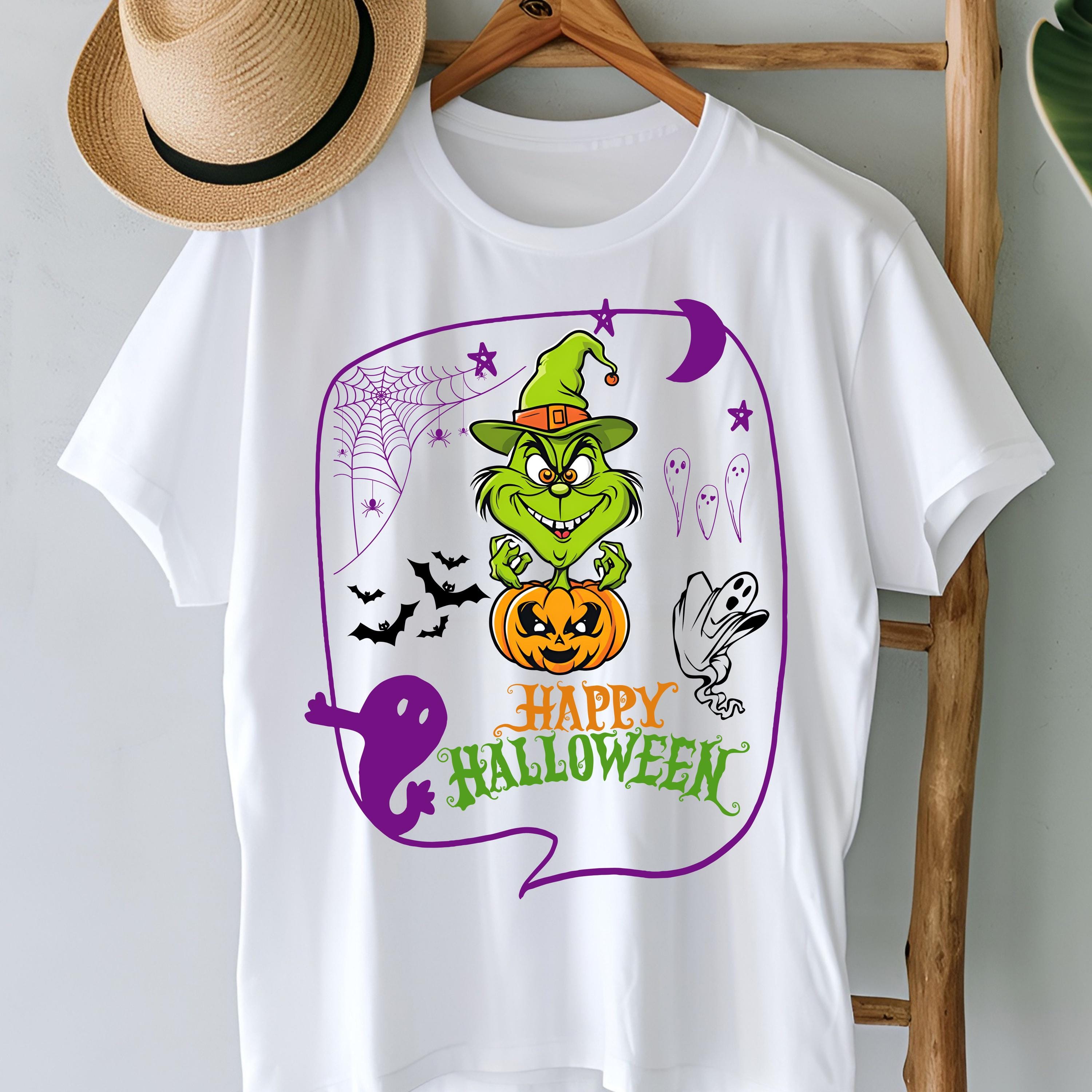 Spooky Grinch Halloween Designs: SVG, PNG Files for Cricut - Etsy
