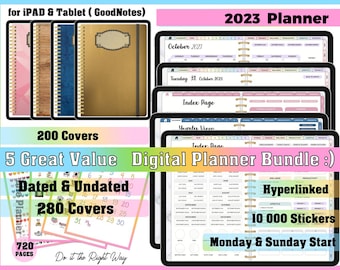 Digital Planner, Goodnotes Planner, Daily Planner, Weekly Planner, iPad ...