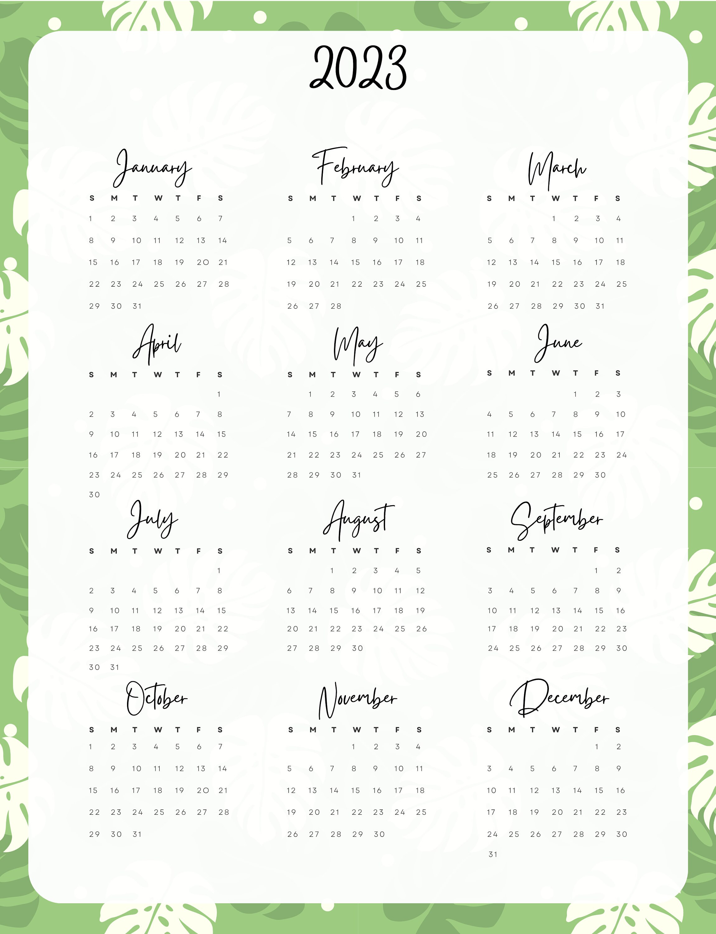 2023-2024 Monthly Planner Canva Template / Daily Weekly & Monthly ...
