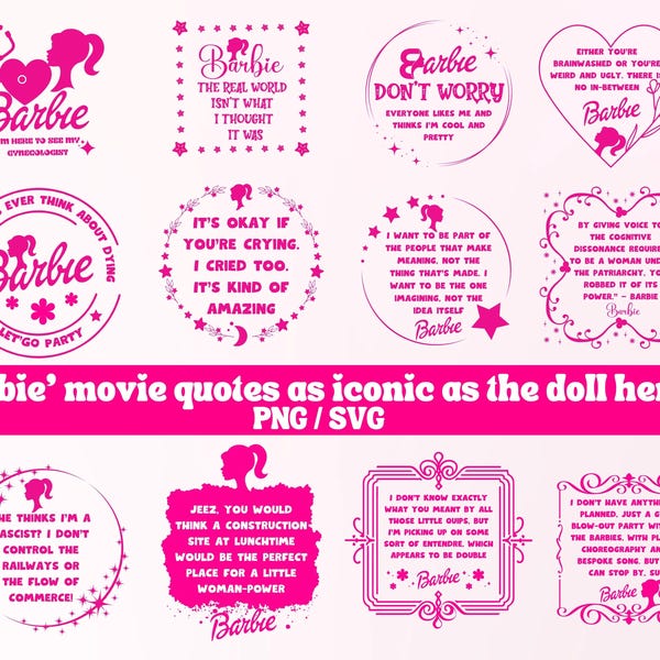 Barbie Svg - Etsy