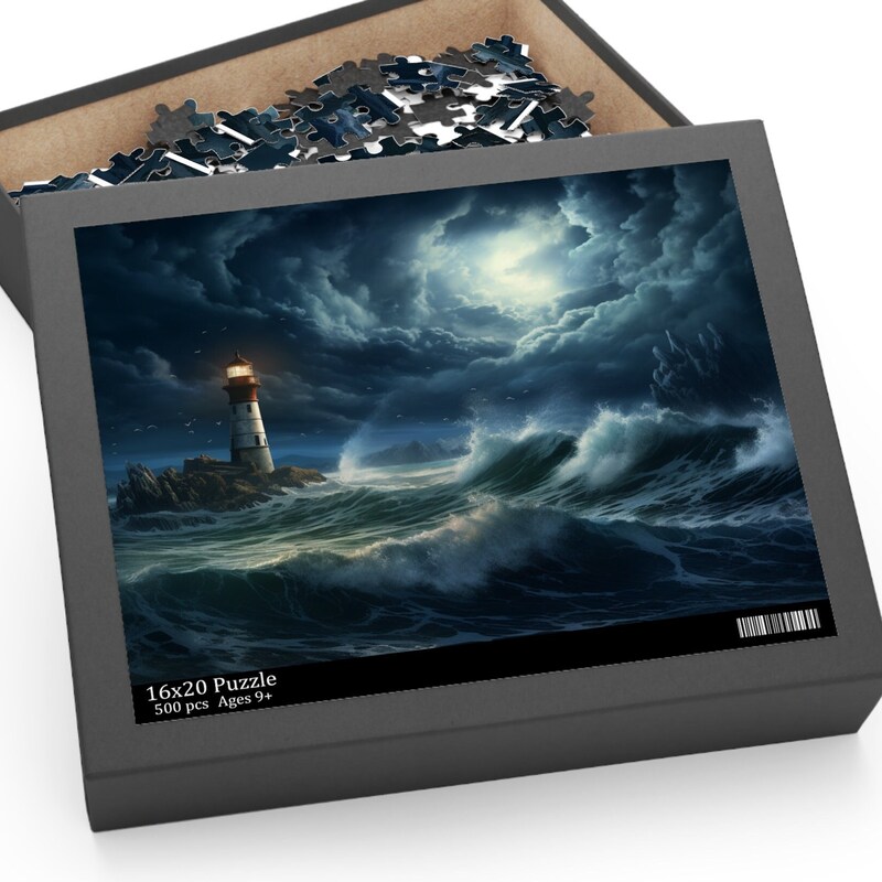 Lighthouse Puzzle - Etsy