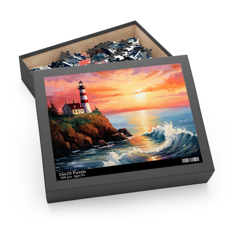 Lighthouse Puzzle - Etsy