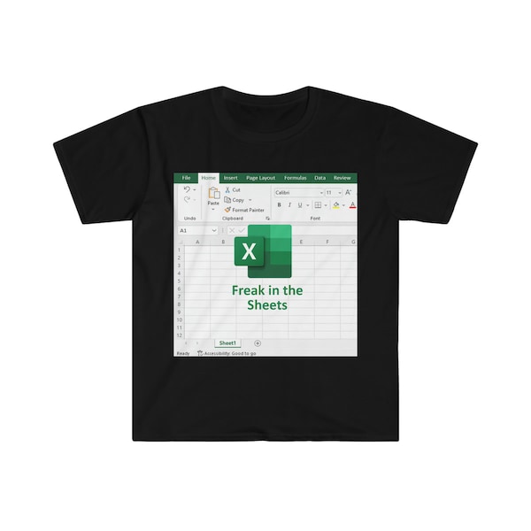 Freak in the Sheet Excel Shirt - Etsy