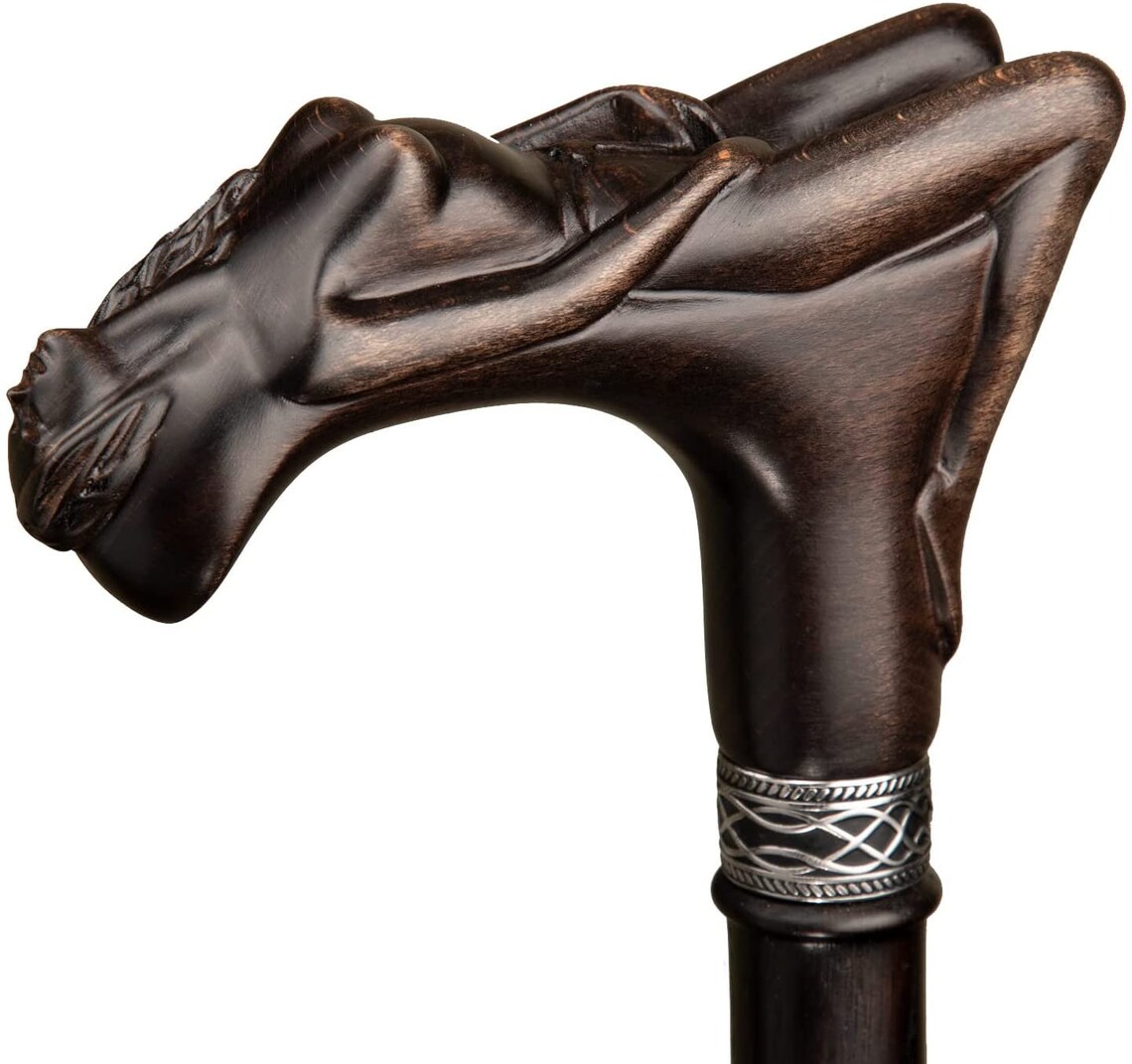 Hand Carved Walking Cane Stick Nymph Wooden Canes Walking - Etsy UK