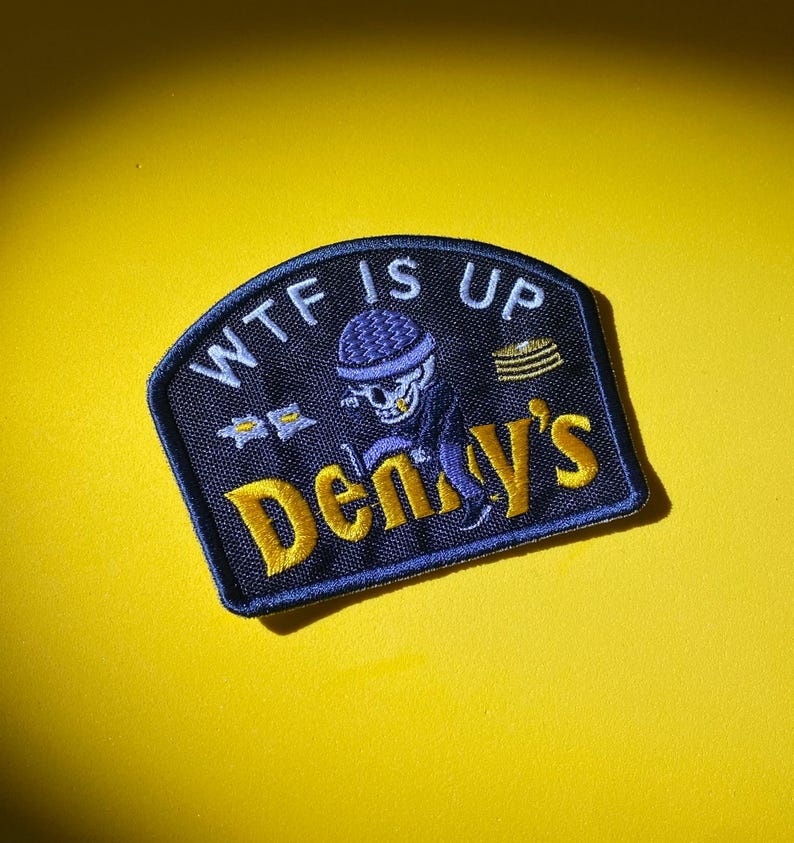 WTF is up Denny's Patch - Etsy