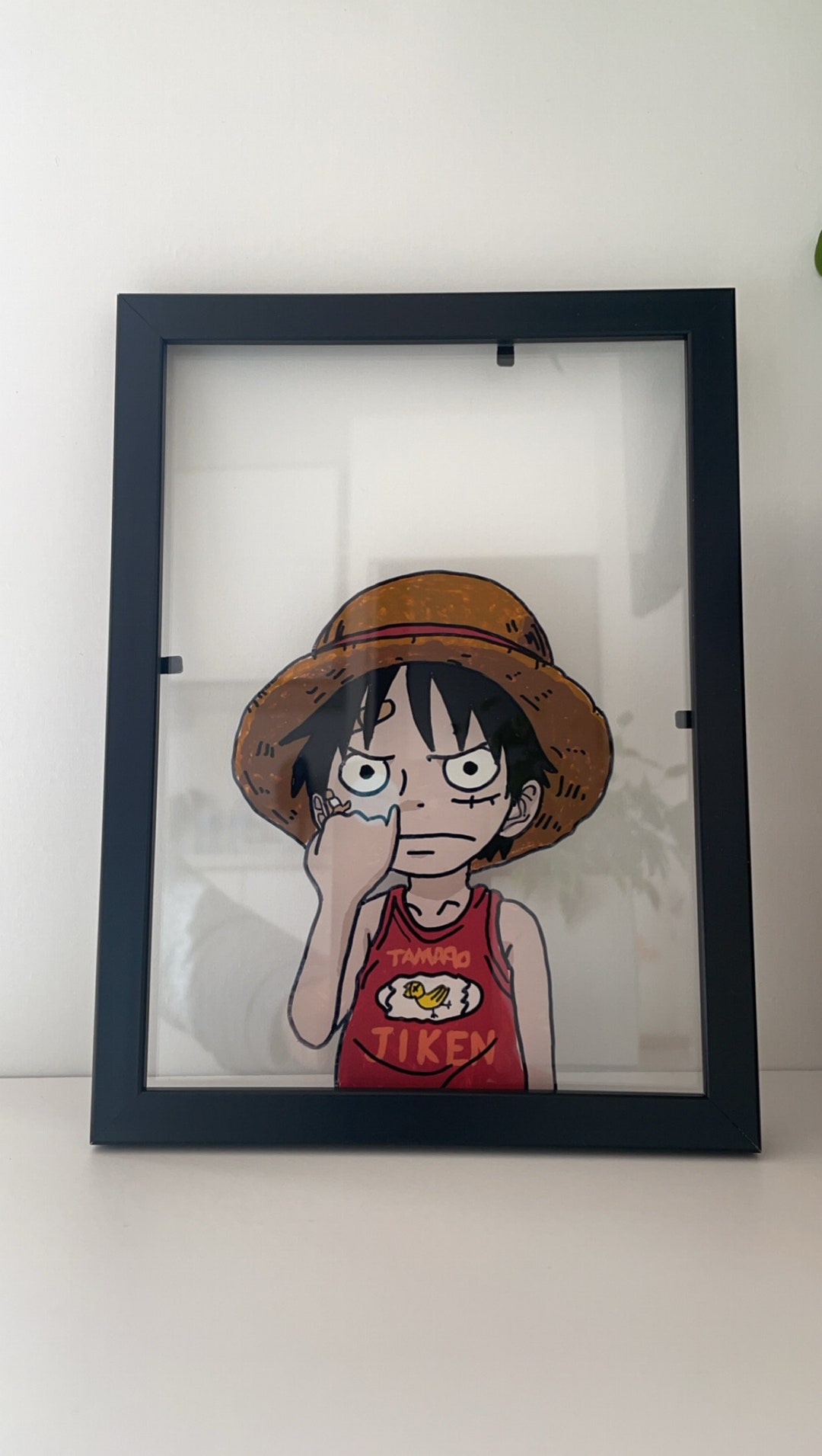 Luffy Paintglassing - Etsy