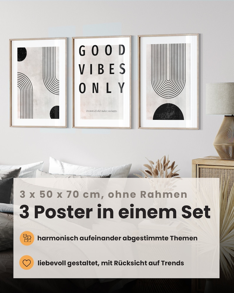 Poster 50x70 3er Set
