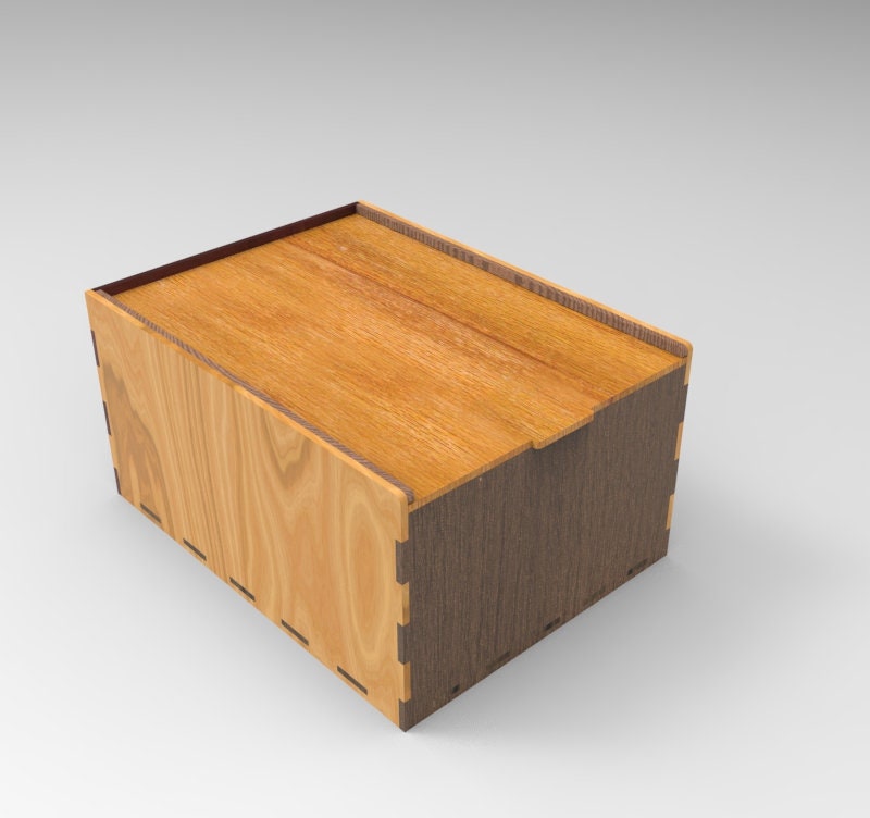 Sliding Box 3mm Laser Cut Files DXF, CDR, Ai, PDF, Svg. Vector Plans ...