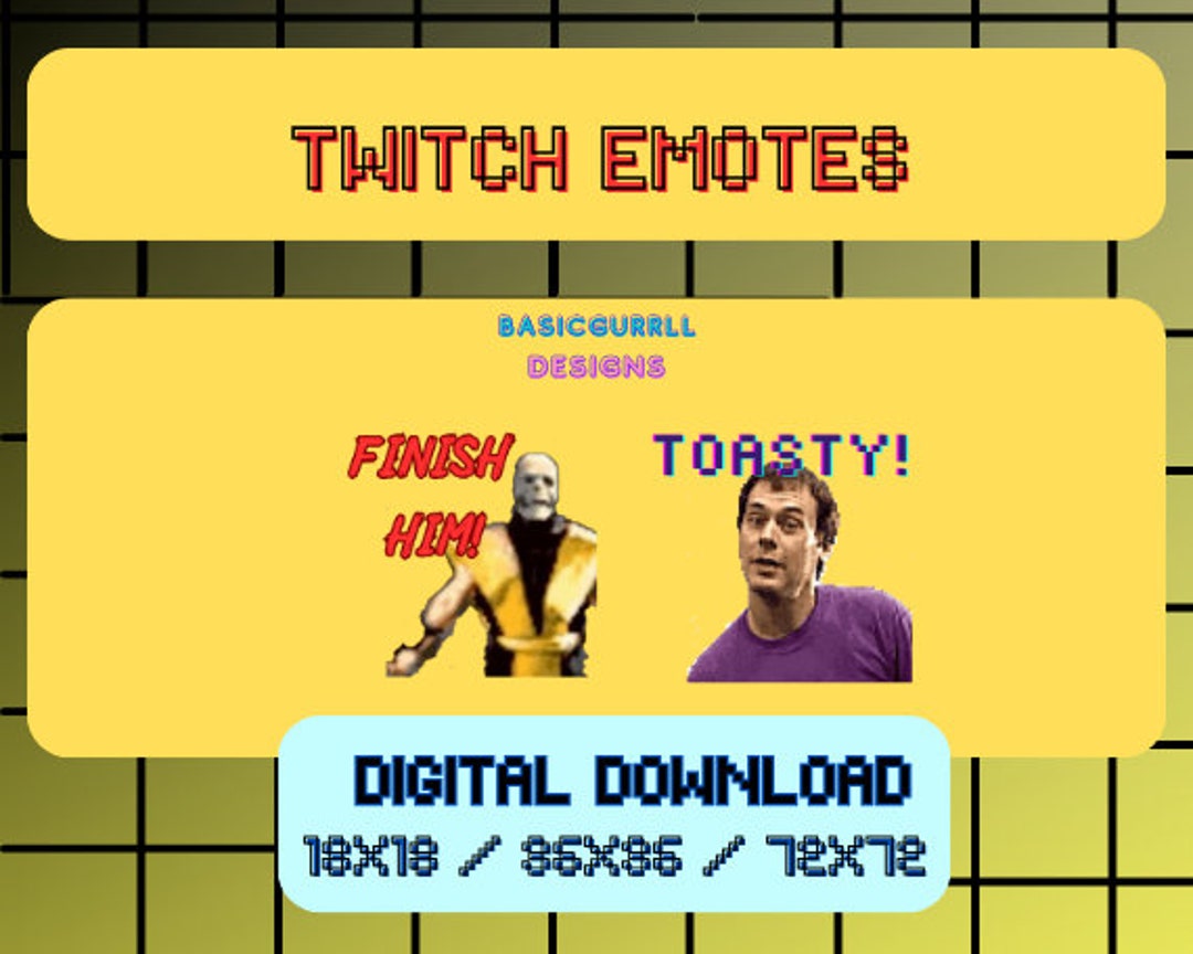 Mortal Kombat *funny* Emotes - Twitch, Kick, Youtube, Discord - Etsy