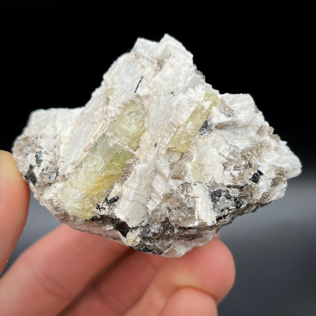 Golden Beryl Var. Heliodor With Schorl, Quartz - Middlesex Co ...