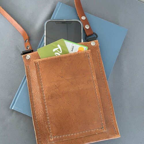 Leather Phone Bag Leather Phone Case for Iphone 12 13 - Etsy