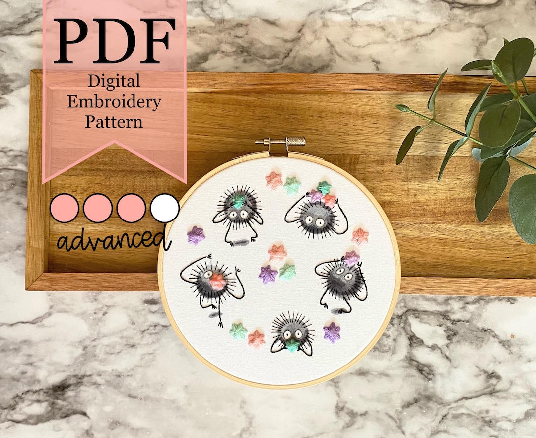 The Soot Sprites Embroidery PDF Pattern - Etsy Australia