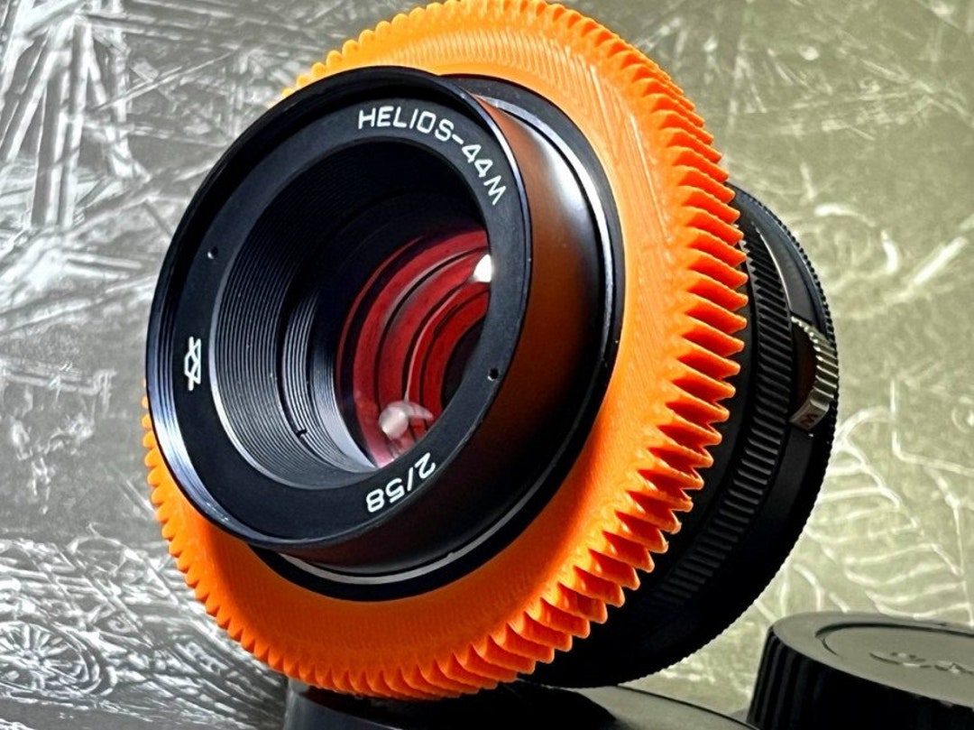 Anamorphic Lens, Amber Flash Bokeh, Helios 44M 2/58mm Cine Mod Vintage Lens With Canon EF ...