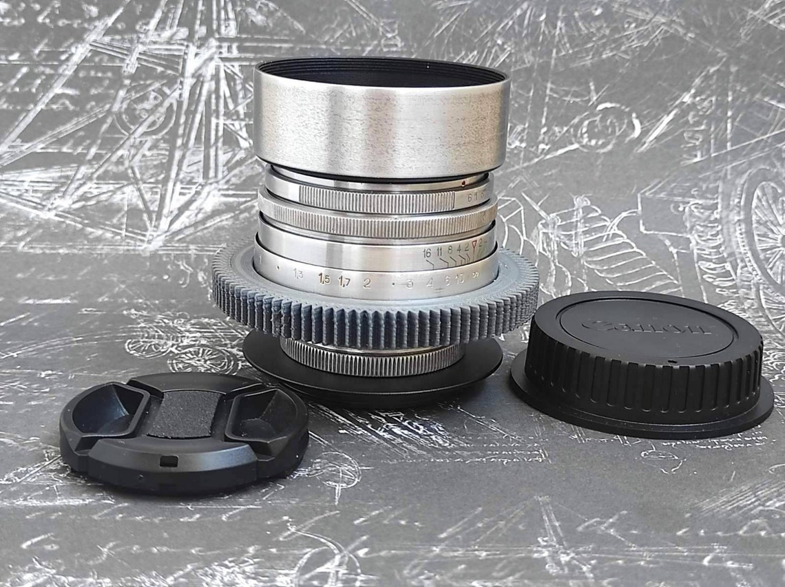 Anamorphic Lens Helios 44-2 58mm F/2.0 Cine Mod Canon EF | Etsy