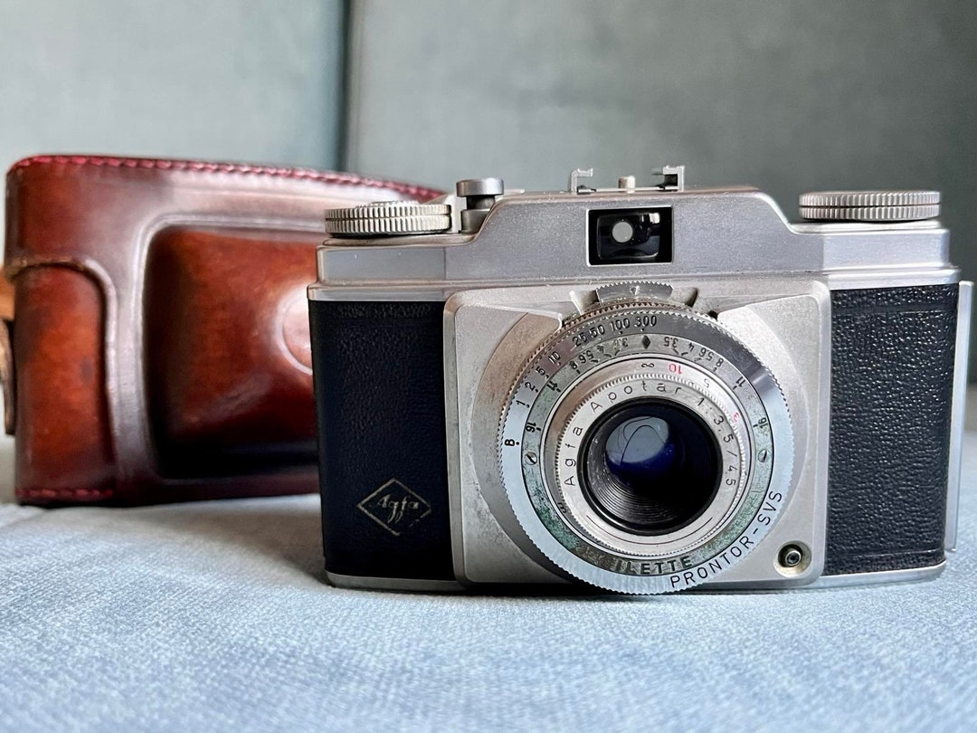 Agfa Silette 35mm Vintage Film Camera With 45mm F3.5, Apotar Fixed Lens ...