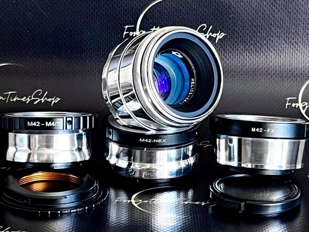 Anamorphic Lens Helios-44-2 KMZ 58 Mm F/2.0 With Blue Tint, Oval Bokeh ...