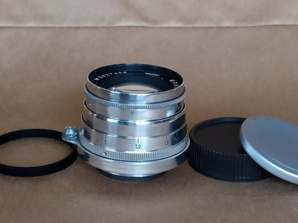 JUPITER-8 50mm Silver Lens Leica LTM M39/M42 Soviet Lens | Etsy