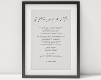 The True Gentleman Poem - Etsy