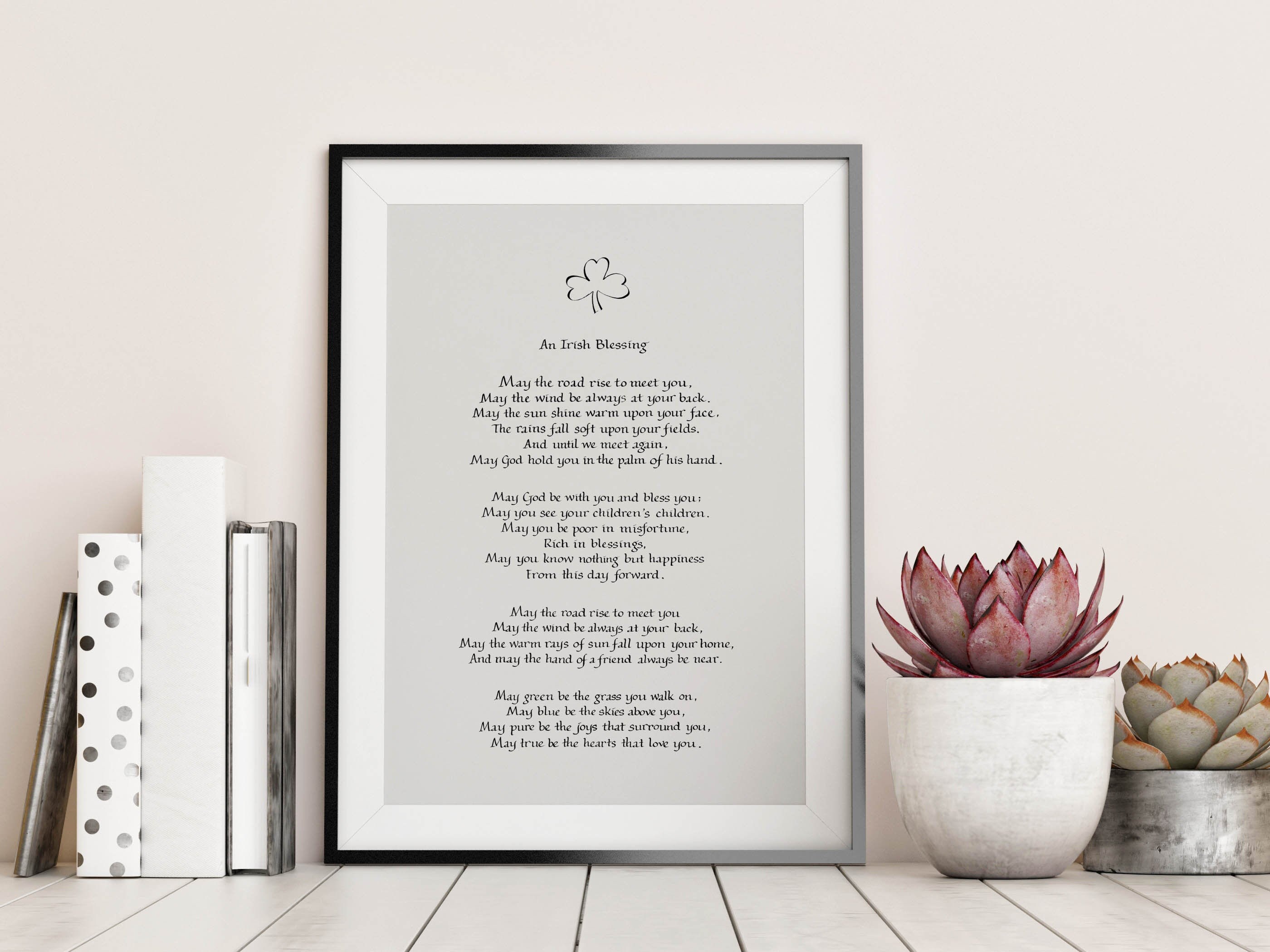 An Irish Blessing Digital Print Calligraphy Printable - Etsy