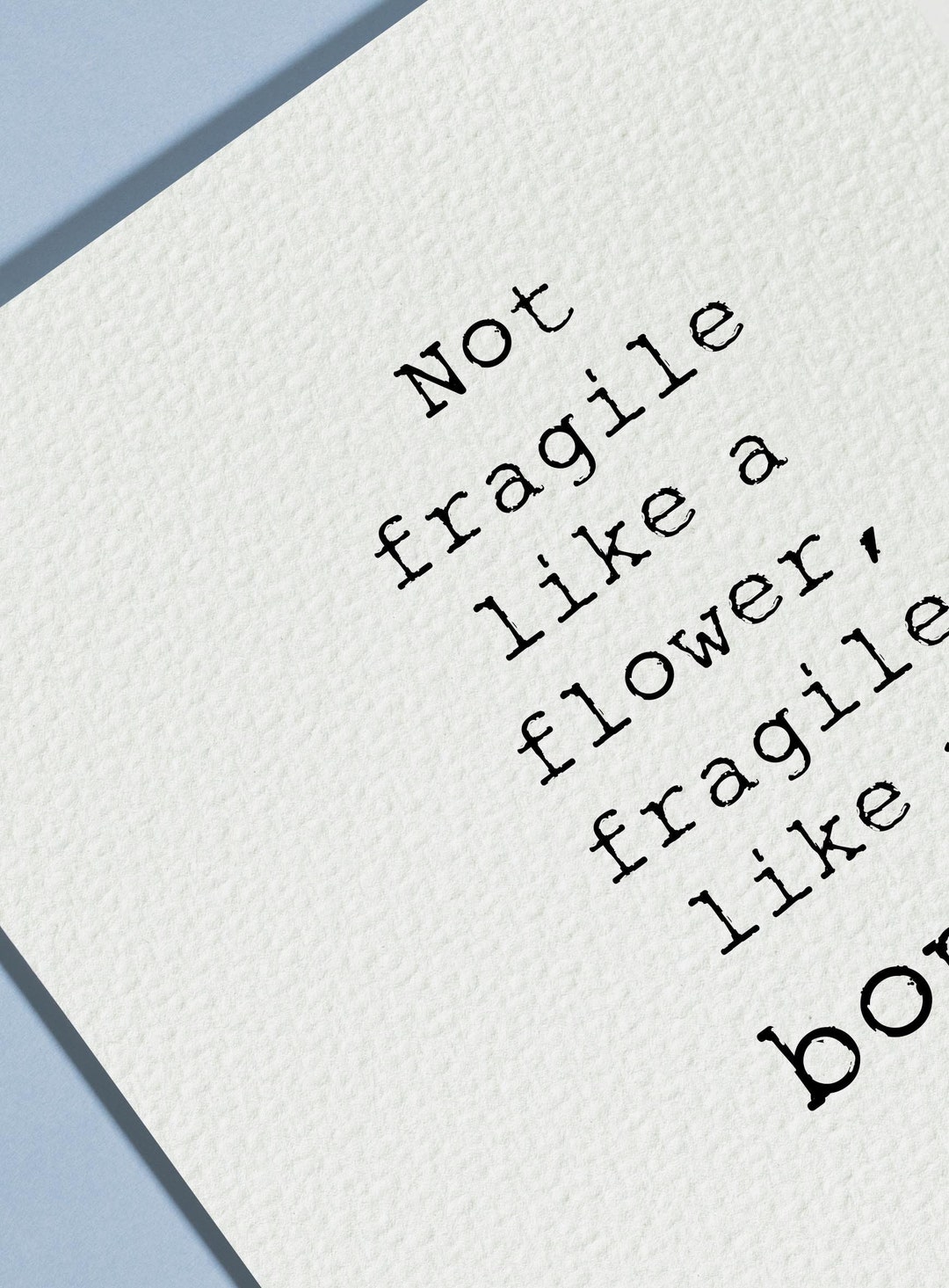 Feminist Quotes Poster - Ruth Bader Ginsburg - Strong Women - Fragile ...