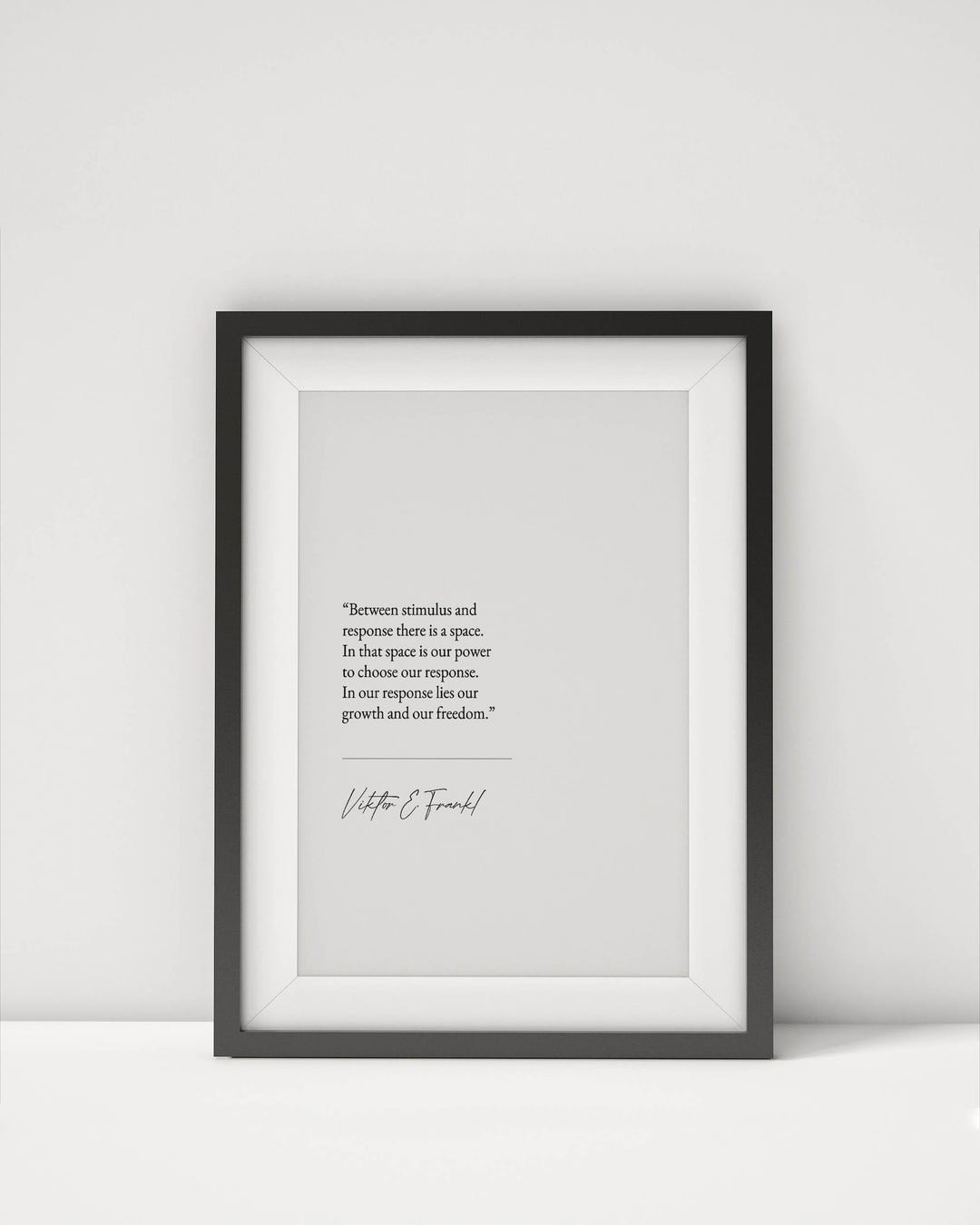 Viktor Frankl Quote Digital Poster - Between Stimulus and Response ...