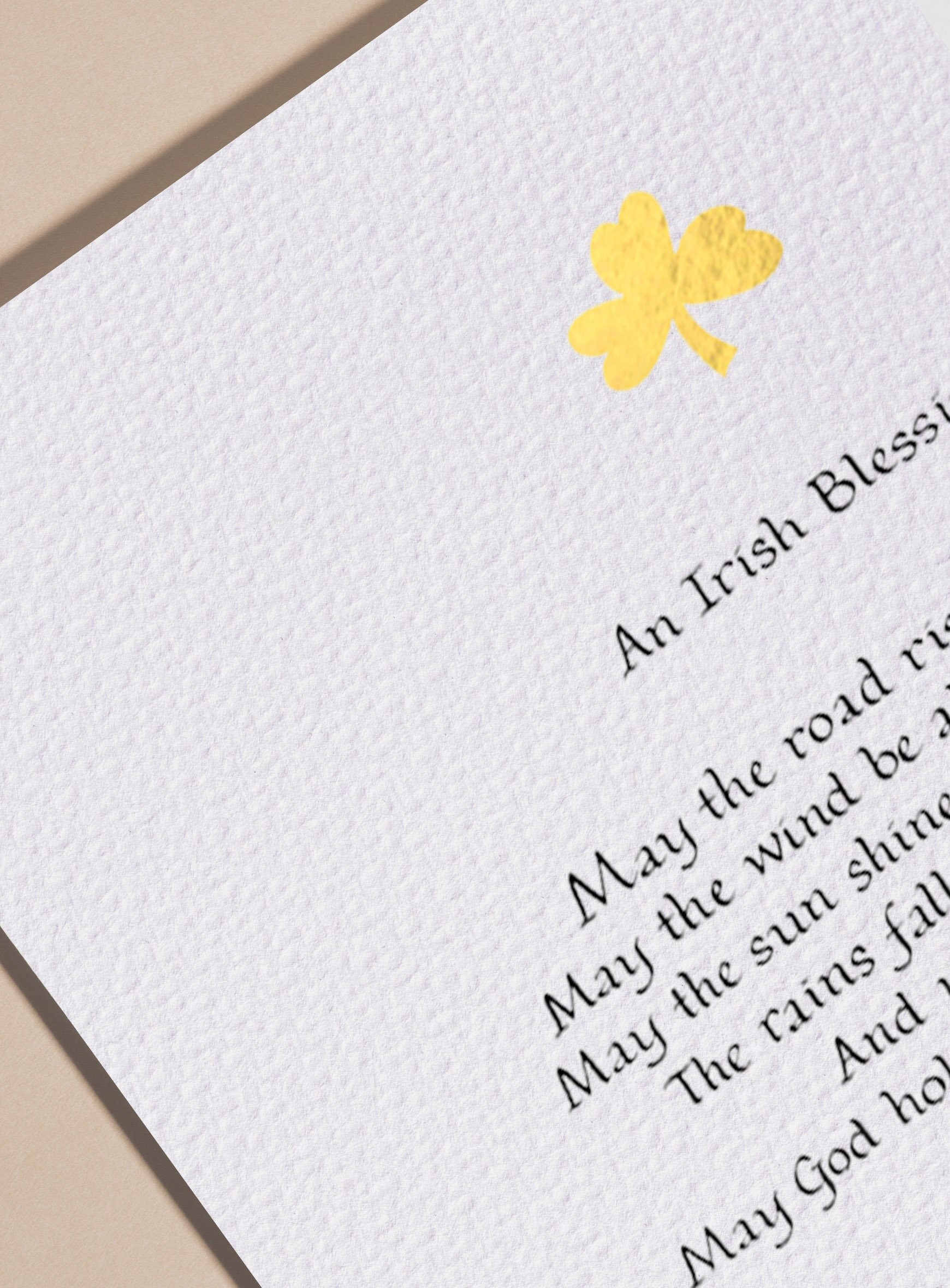 Irish Blessing Calligraphy Digital Print Irish Gift for the - Etsy