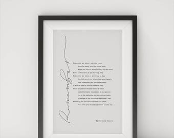 Remember Me by Margaret Mead PDF - Etsy UK
