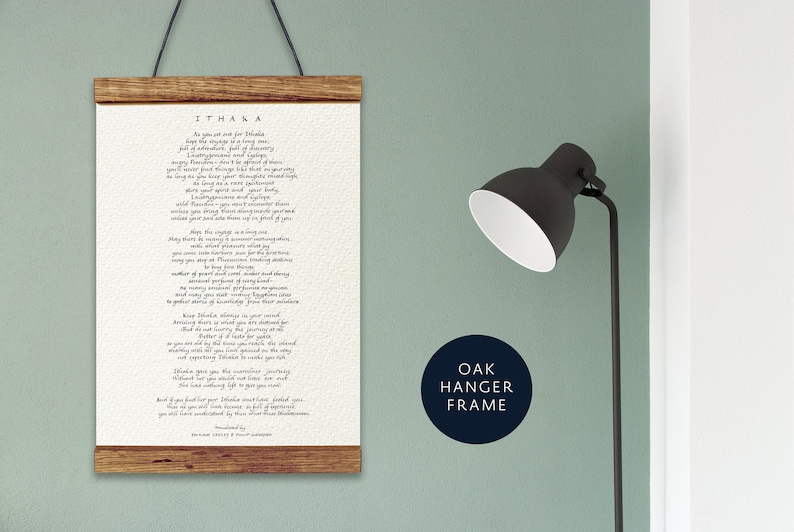 ITHAKA Printable - Calligraphy Ithaka Poem - Ithaka Poster Printable by ...