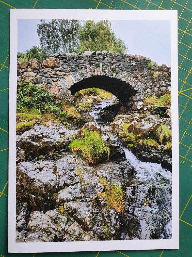A5 Blank Greeting Card. Ashness Bridge. - Etsy