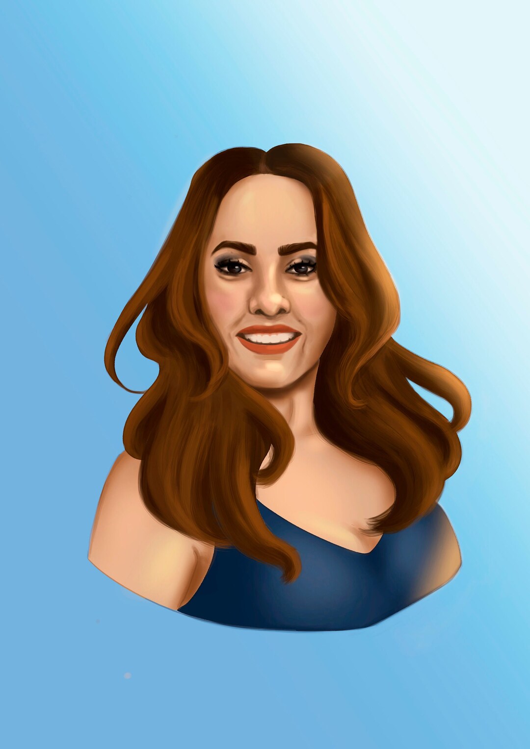 Custom Cartoon Portrait, Custom Portrait, Digital Drawing - Etsy
