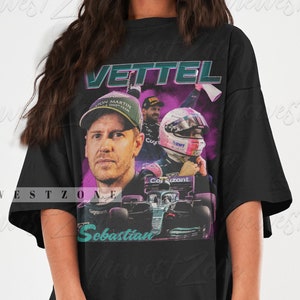 Sebastian Vettel Shirt Driver Racing Championship Formula Racing Tshirt ...