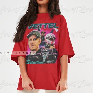 Sebastian Vettel Shirt Driver Racing Championship Formula Racing Tshirt ...