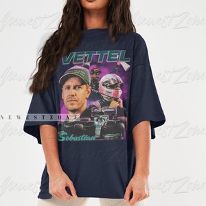 Sebastian Vettel Shirt Driver Racing Championship Formula Racing Tshirt ...