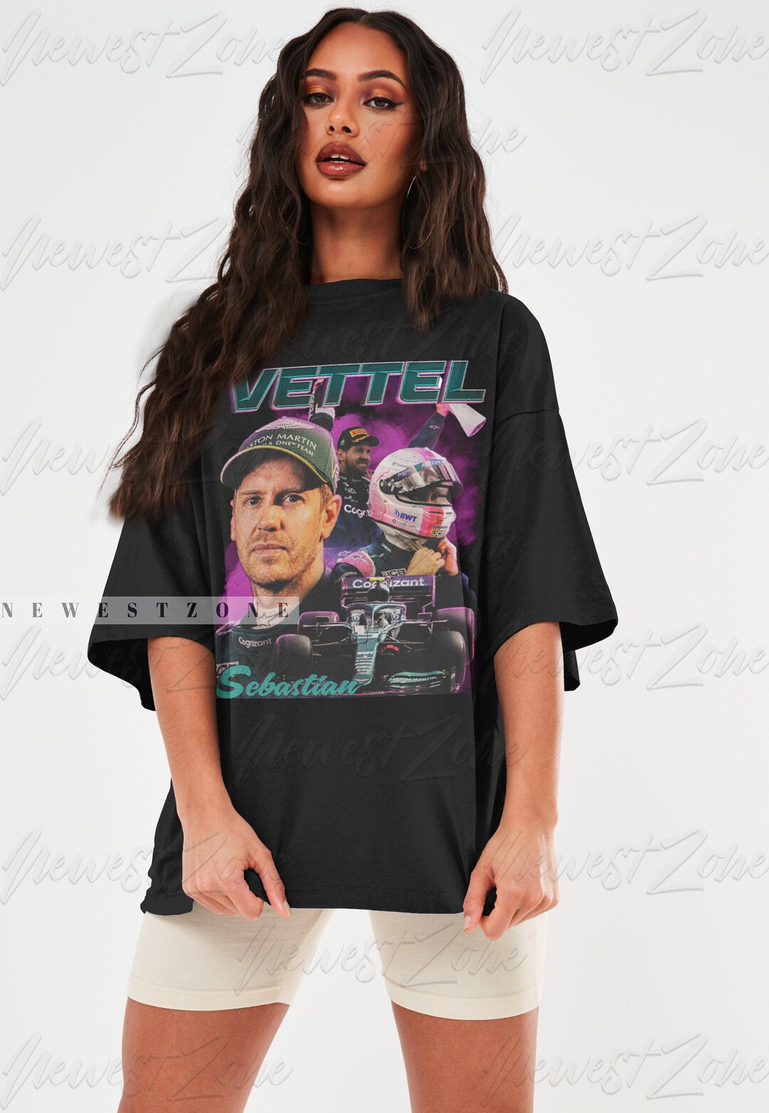 Sebastian Vettel Shirt Driver Racing Championship Formula Racing Tshirt ...