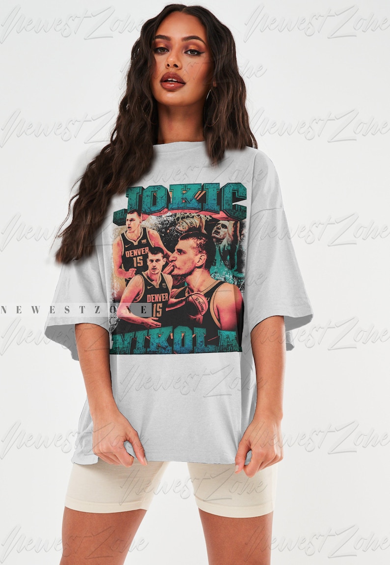 Jokic Nikola Tshirt Basketball Player MVP Merchandise Bootleg Vintage ...
