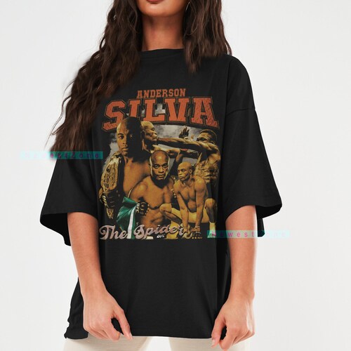 Anderson 'the Spider' Silva T-shirt Fighter Sport T - Etsy