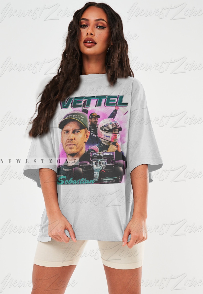 Sebastian Vettel Shirt Driver Racing Championship Formula Racing Tshirt ...