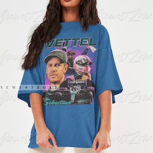Sebastian Vettel Shirt Driver Racing Championship Formula Racing Tshirt ...
