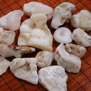 Arizona White Agates Fire Agates Saddleback Mountain Agates - Etsy