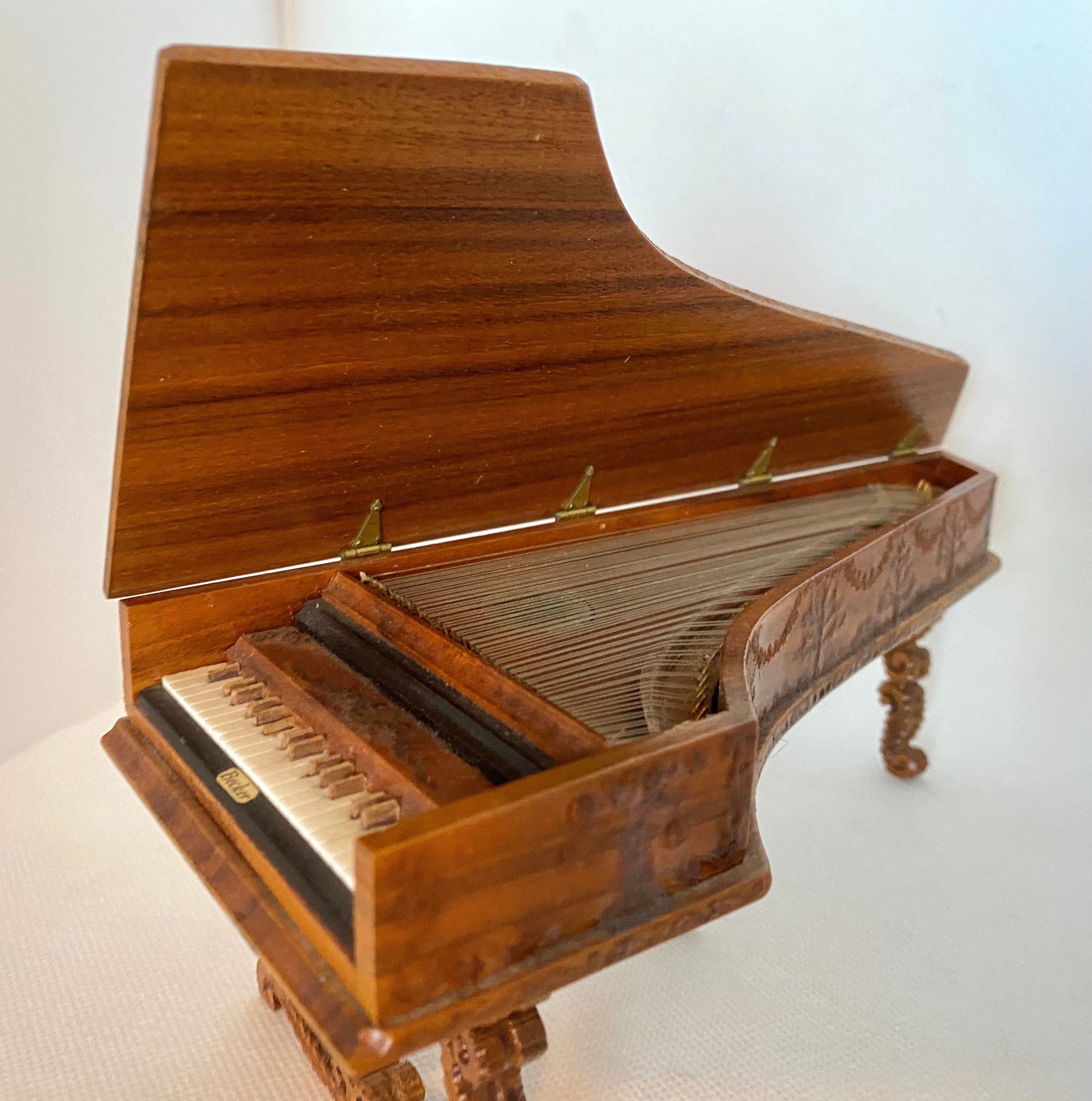 Stunning George Becker Dollhouse Pianoforte 1:12 Scale | Etsy UK