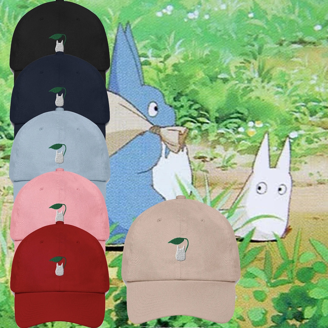 Totoro Inspired Embroidered Hat - Etsy