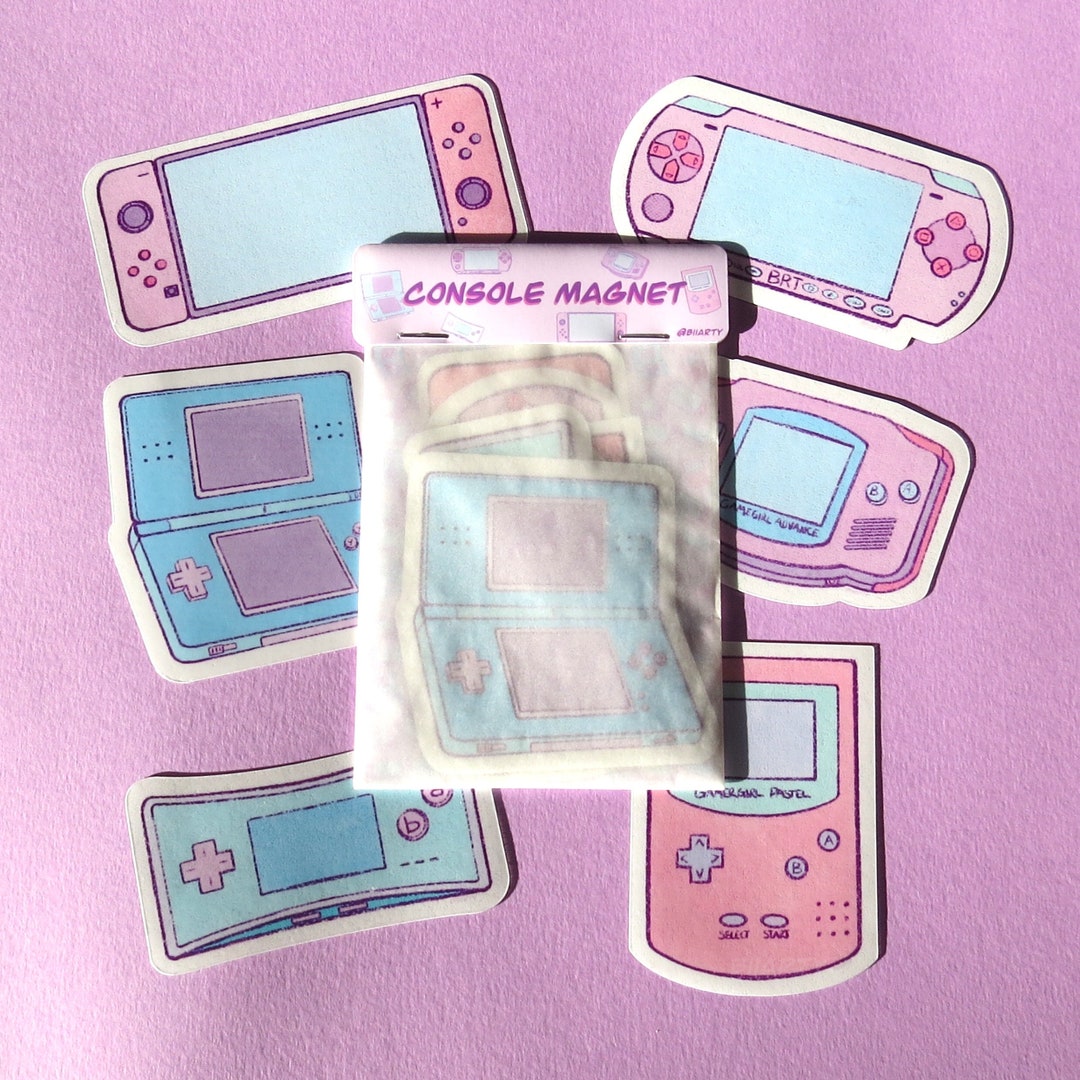 Gamer Girl Console Magnet 6 Pack - Fridge / Car Magnet - Etsy