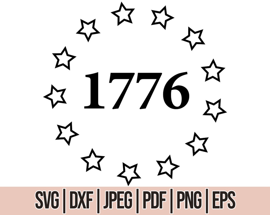 1776 Svg, Patriotic Svg and Png - Etsy