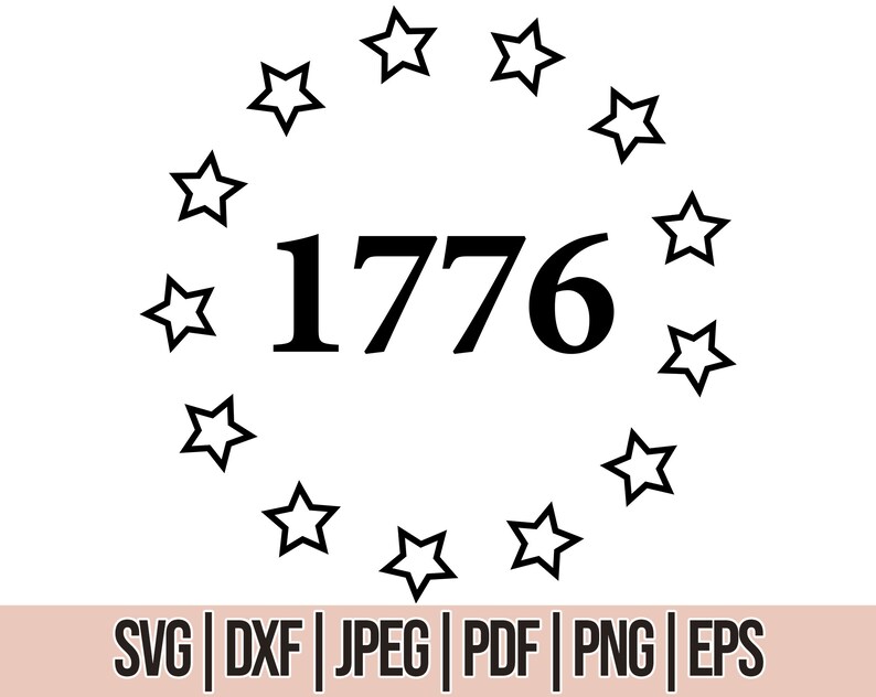 1776 Svg, Patriotic Svg and Png - Etsy