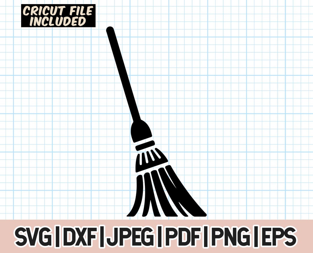 Cleaning Broom SVG, Broom Svg,broom Outline, Cleaning SVG, Broom ...