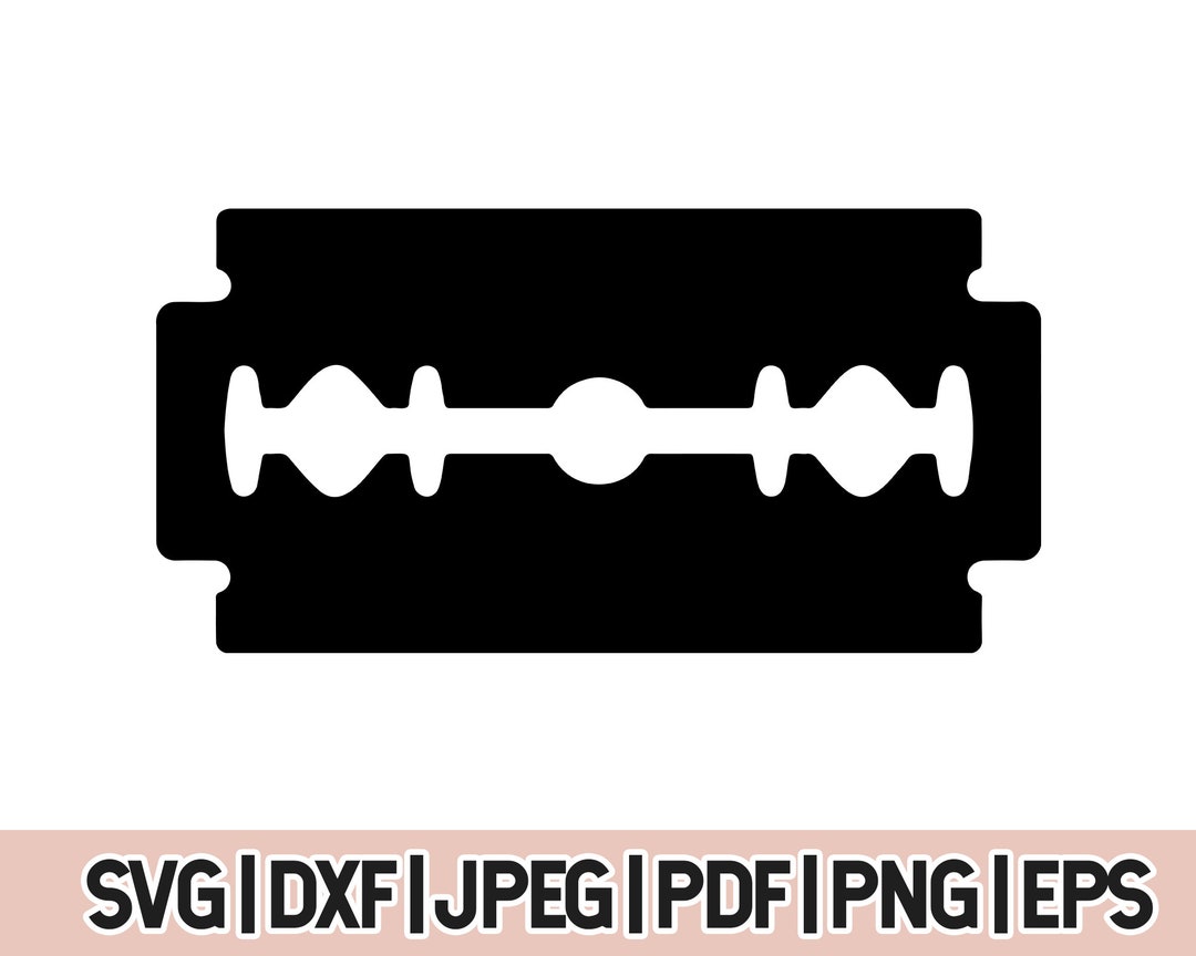Barber Tool Clipart, Razor Blade Svg, Single Razor Svg, Barber Shop ...