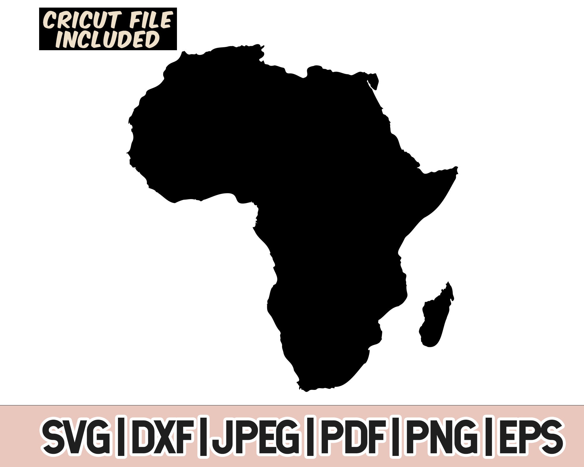 Africa Outline Vector
