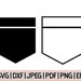 Shirt Pocket SVG Shirt Pocket Clipart Set Pocket Graphic Cut - Etsy