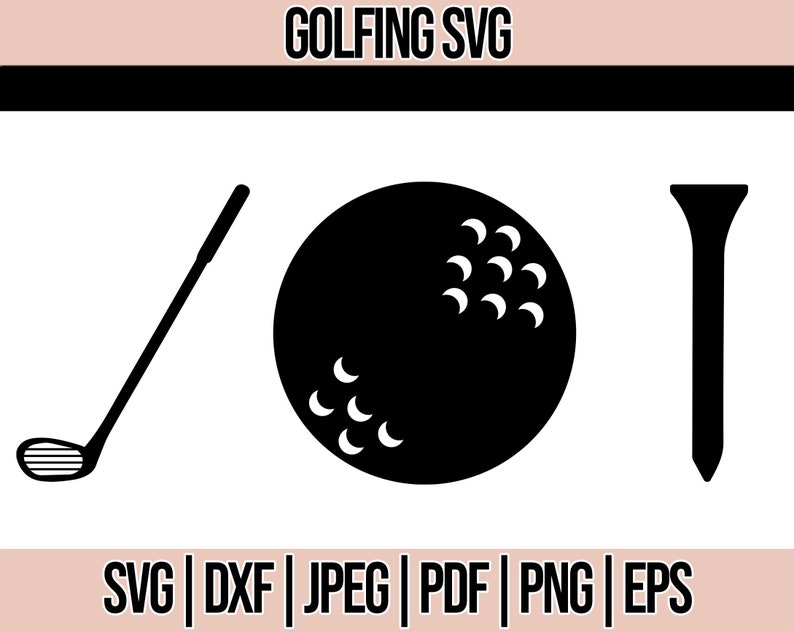 Golf Ball Svg Golf Svg Bundle for Cricut Golf Tee Svg - Etsy